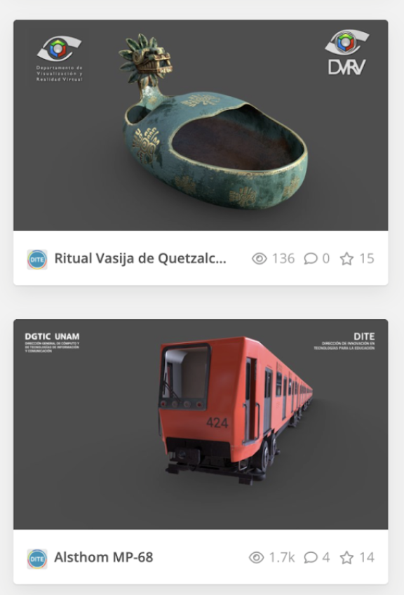 Colección de Modelos 3D. Un servicio digital con fines educativos ...